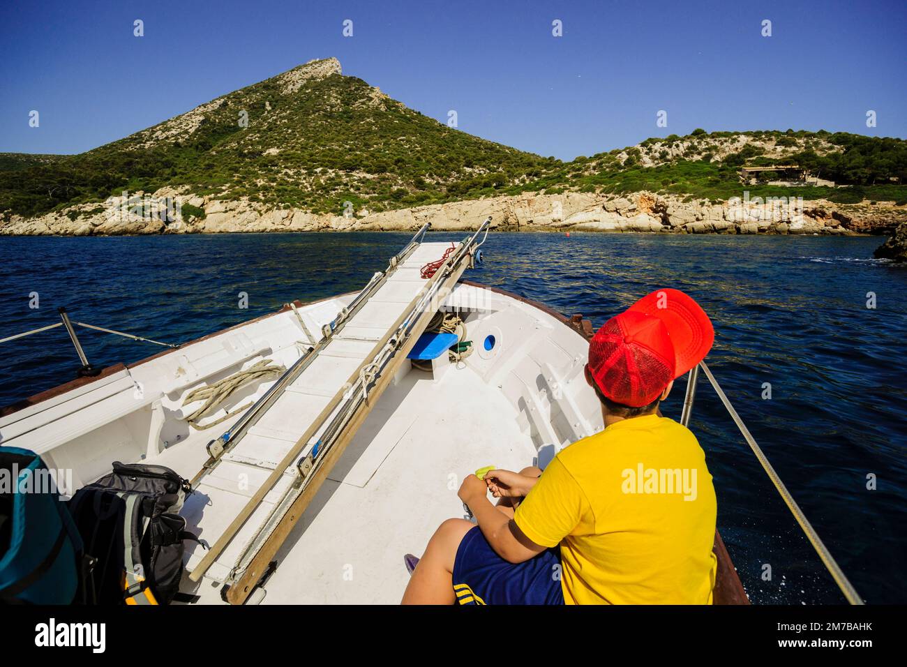 Parque natural de Sa Dragonera. Isla Dragonera. Sierra de Tramuntana ...