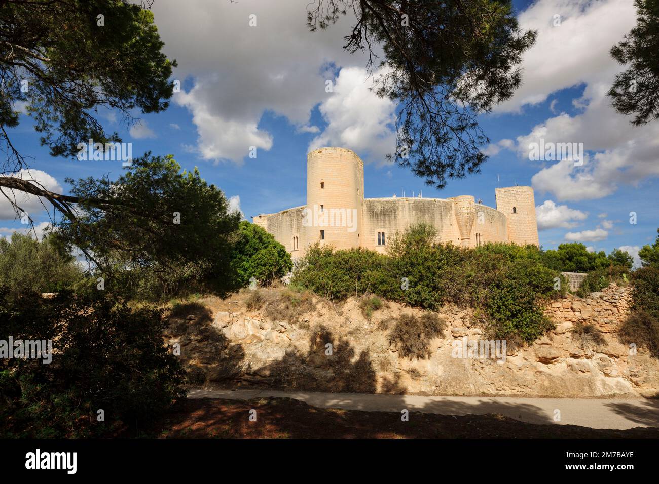 Castillo de Bellver -siglo.XIV-, Palma de mallorca. Mallorca. Islas ...
