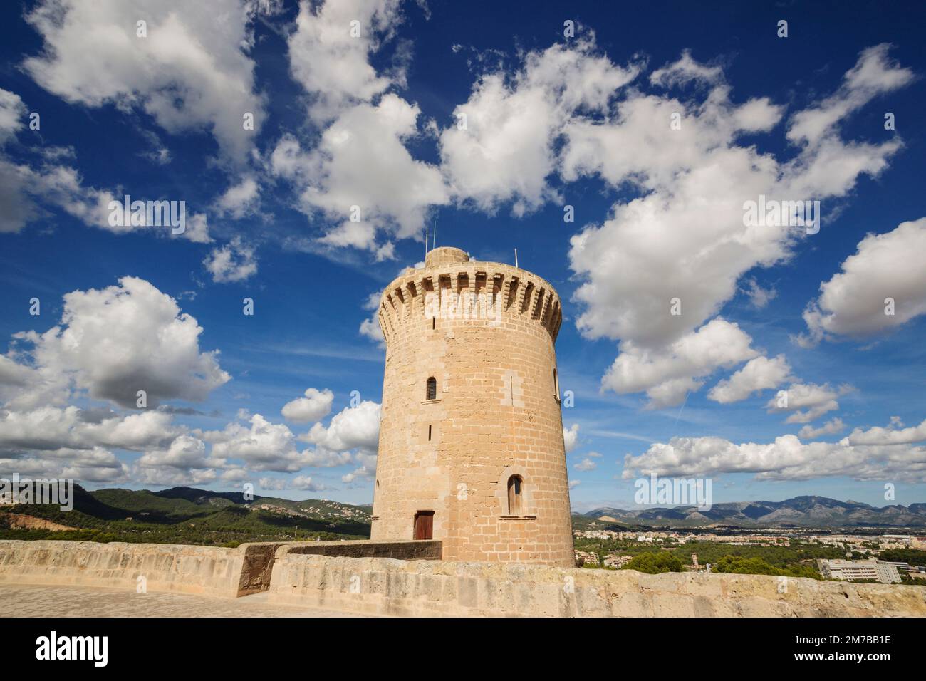 torre Major - torre del homenaje -, Castillo de Bellver -siglo.XIV ...