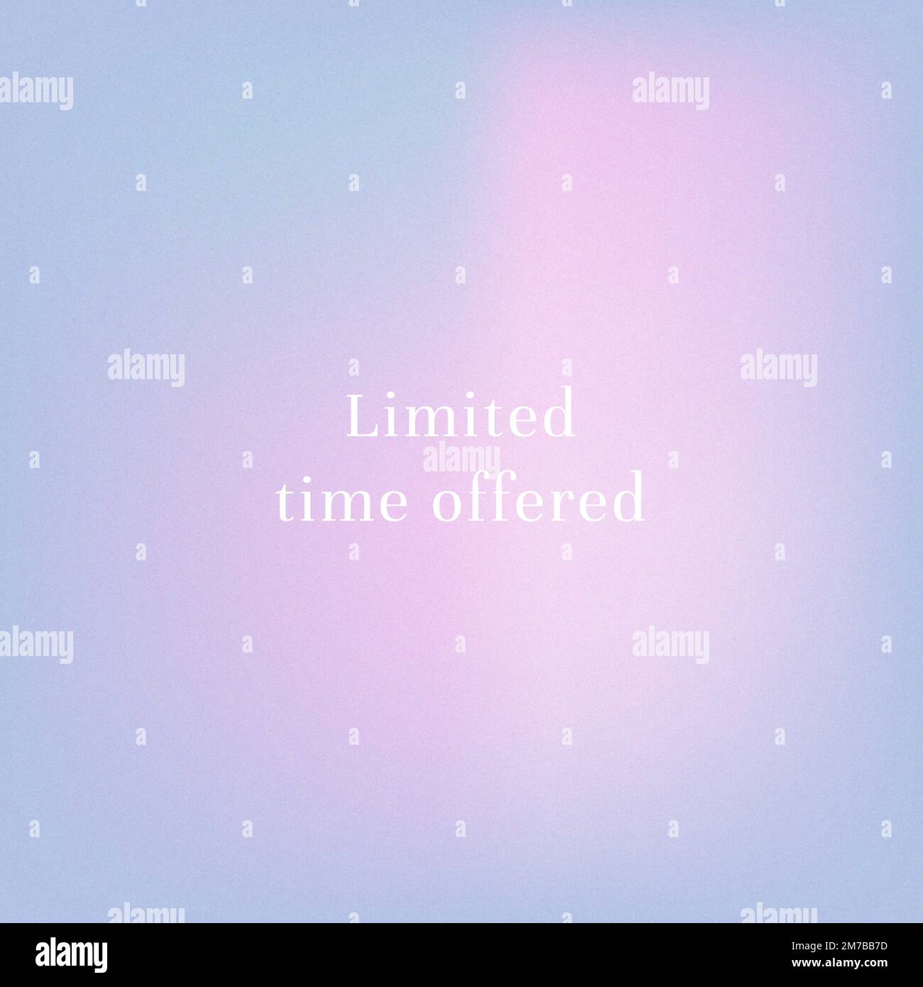 Limited time offered marketing psd banner pastel gradient blur template ...