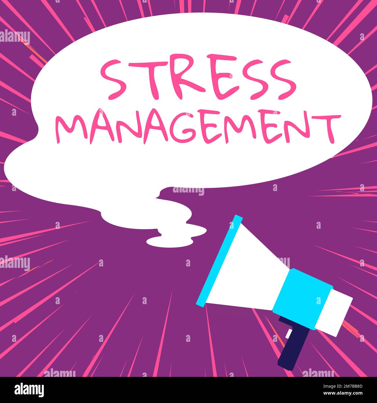 Conceptual caption Stress Management. Business approach learning ways ...