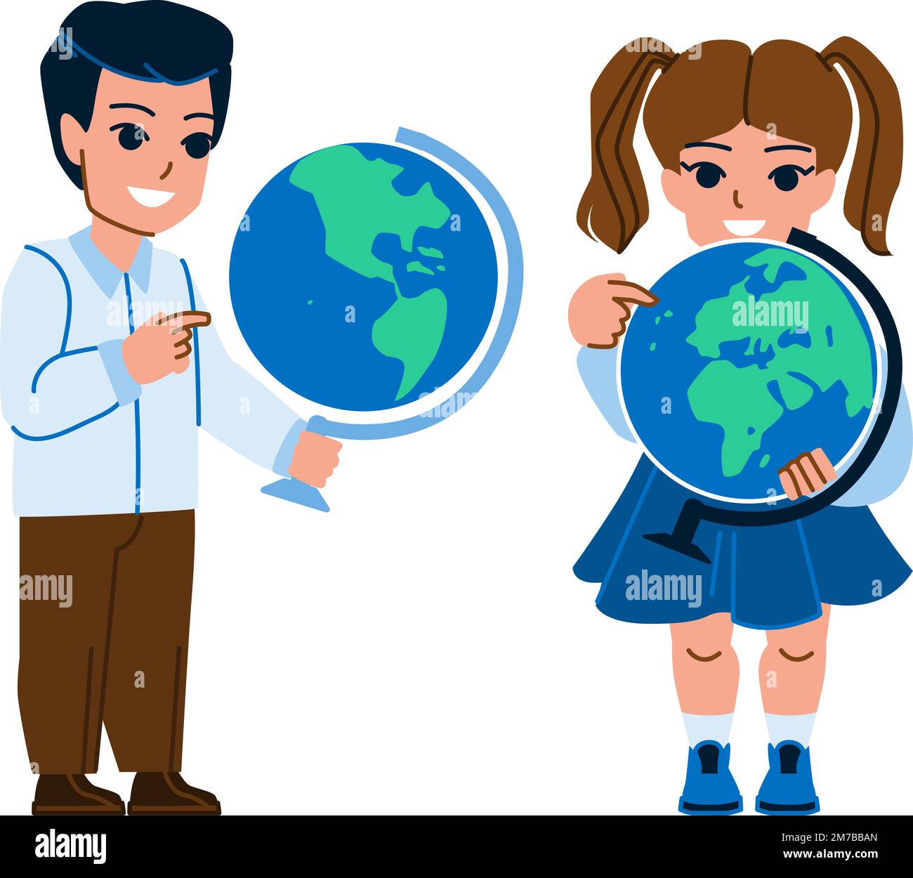 kid globe vector Stock Vector Image & Art - Alamy