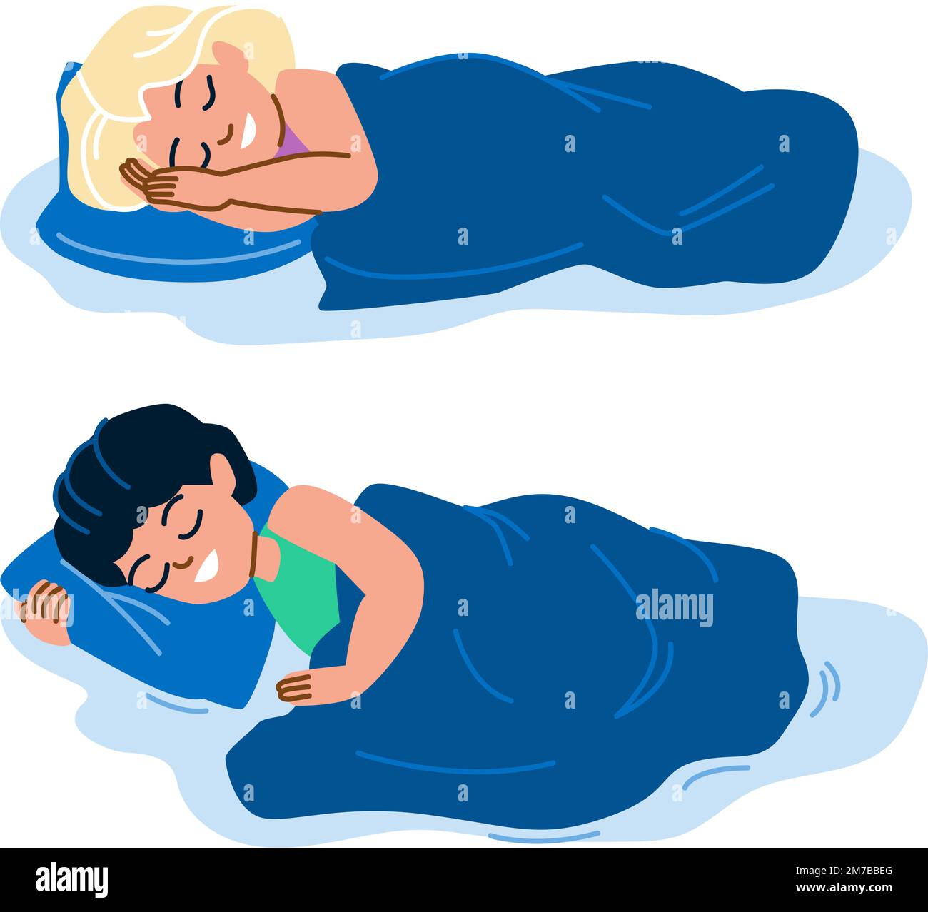 kid sleeping peaceful vector Stock Vector Image & Art - Alamy