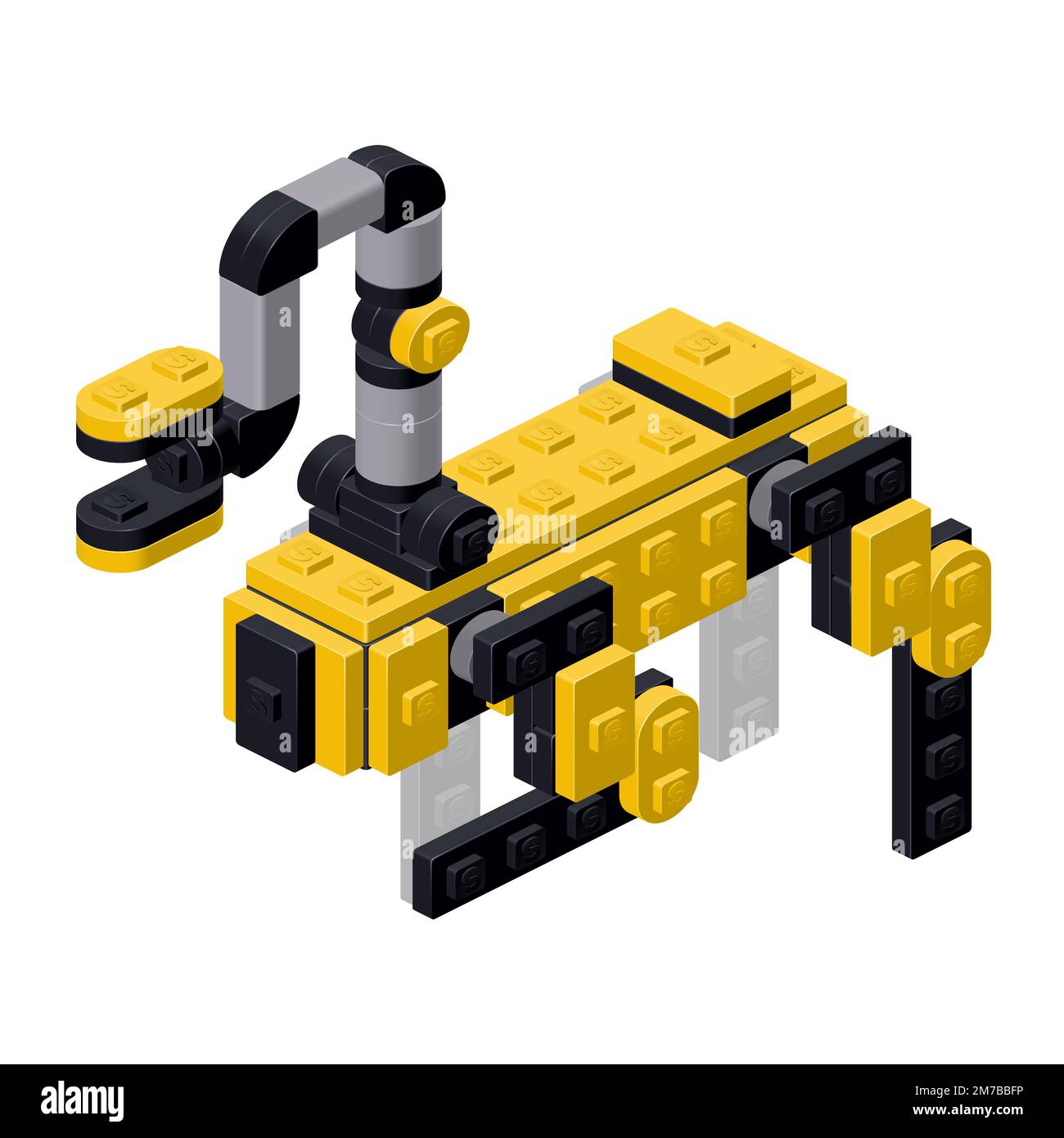 Clipart De Robo Lego Lego Robot Stock Vector Images Alamy