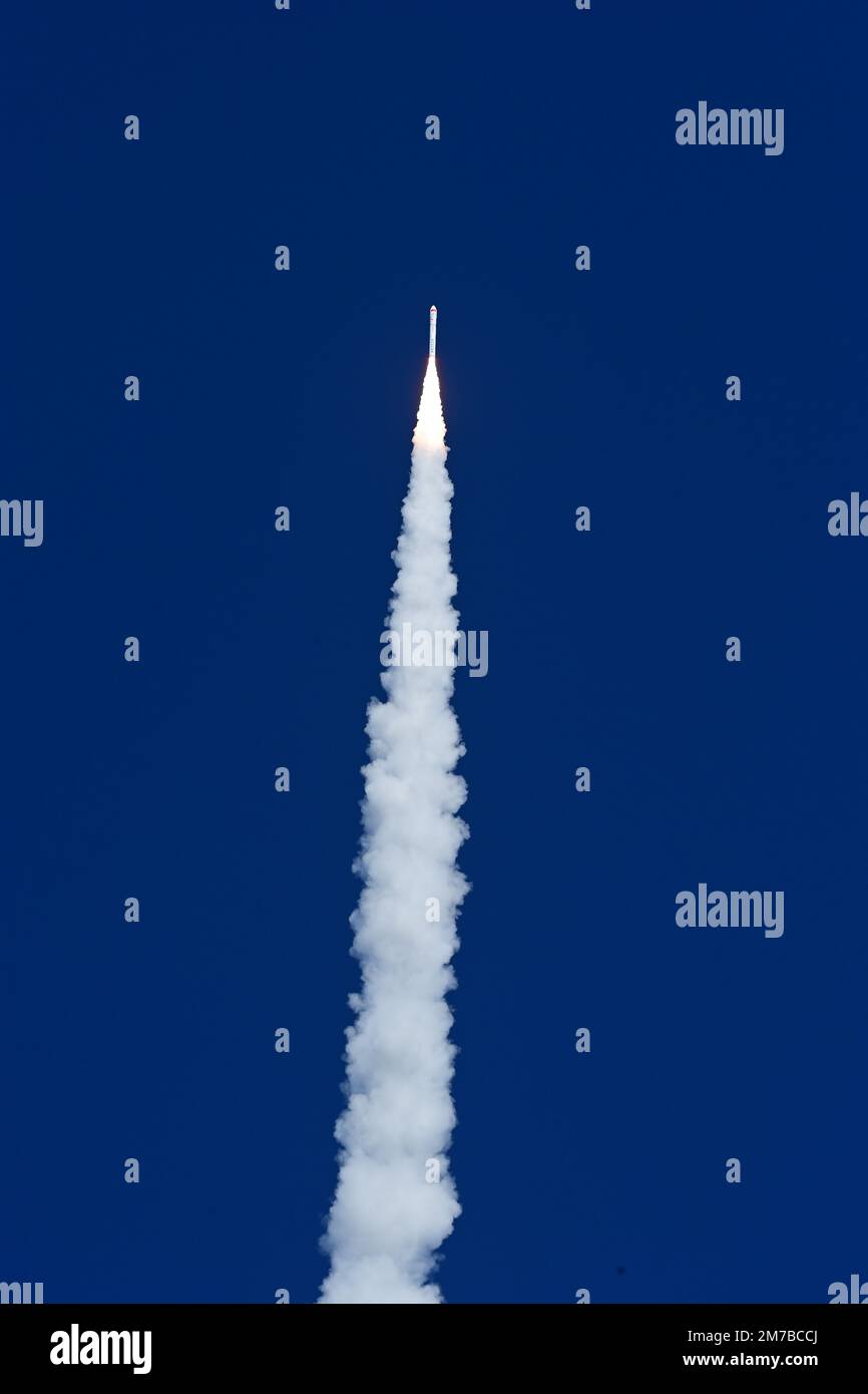Jiuquan. 9th Jan, 2023. A CERES-1 Y5 carrier rocket is launched from ...