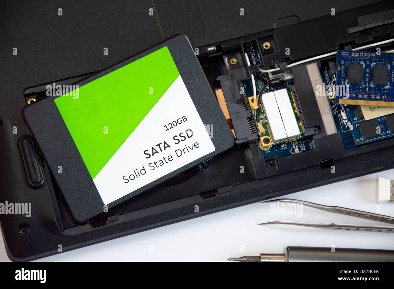 2.5-inch SSD hard drives, nowadays, are in great demand Stock Photo - Alamy