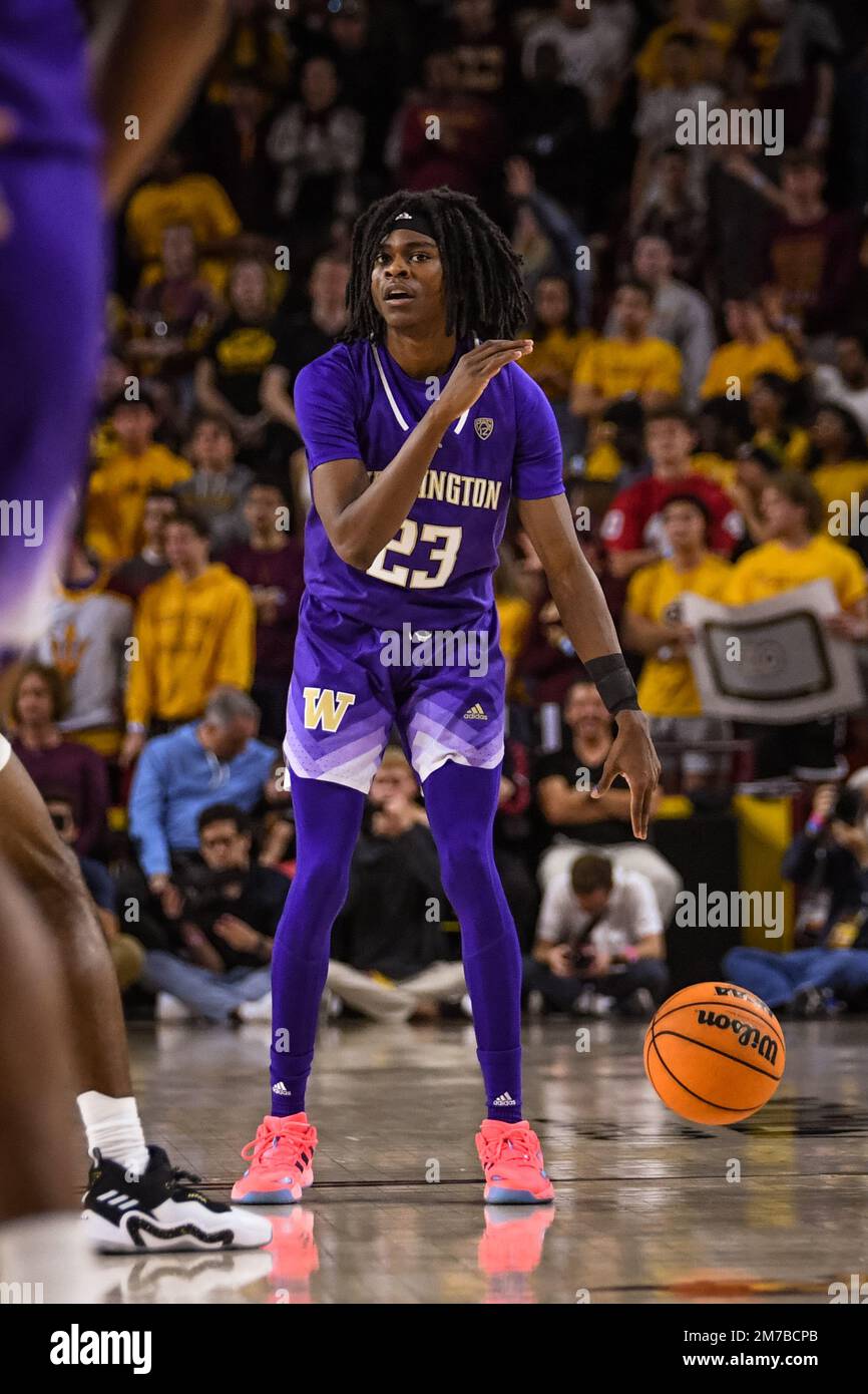 Tempe, United States. 08th Jan, 2023. University of Washington guard ...