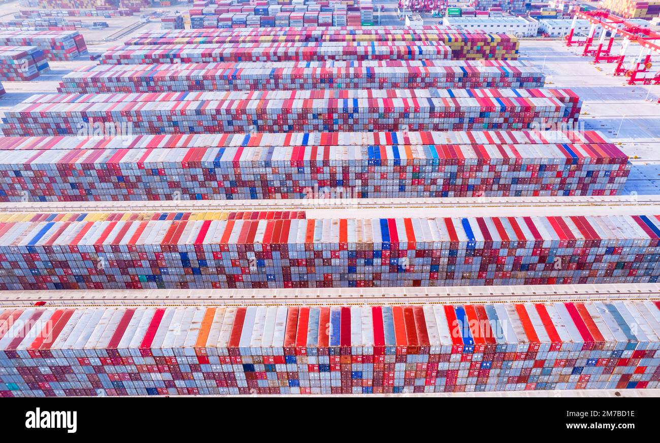 SHANGHAI, CHINA - JANUARY 8, 2023 - An aerial photo shows the newly ...