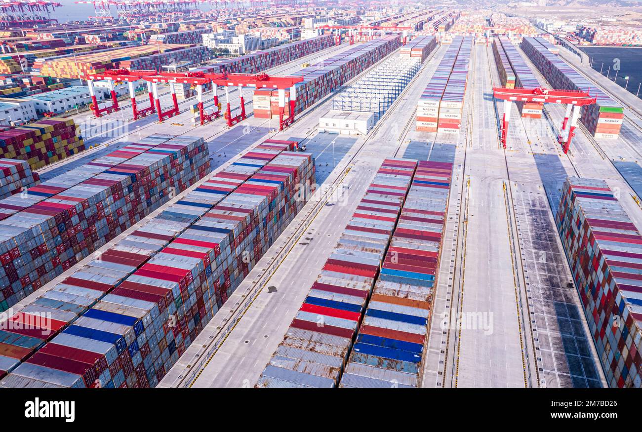 SHANGHAI, CHINA - JANUARY 8, 2023 - An aerial photo shows the newly ...