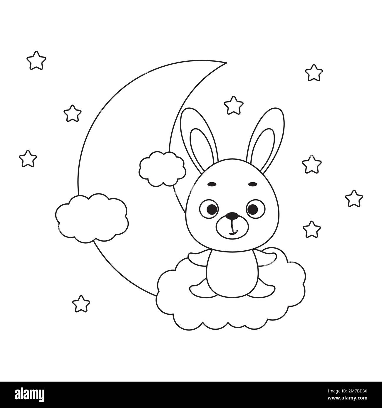 Cloud Coloring Pages For Kids