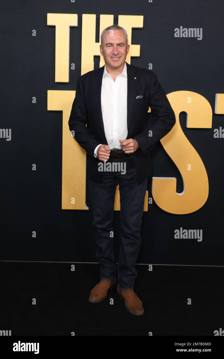 Sydney, Australia. 9th January 2023. Mark Beretta attends the premiere ...