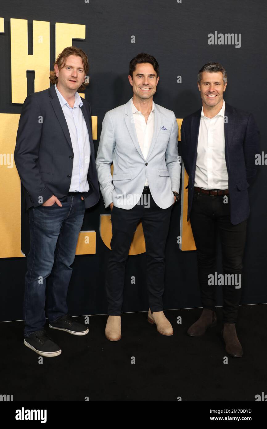 Sydney, Australia. 9th January 2023. Sheldon Wynne, Tyler Bern and tbc ...