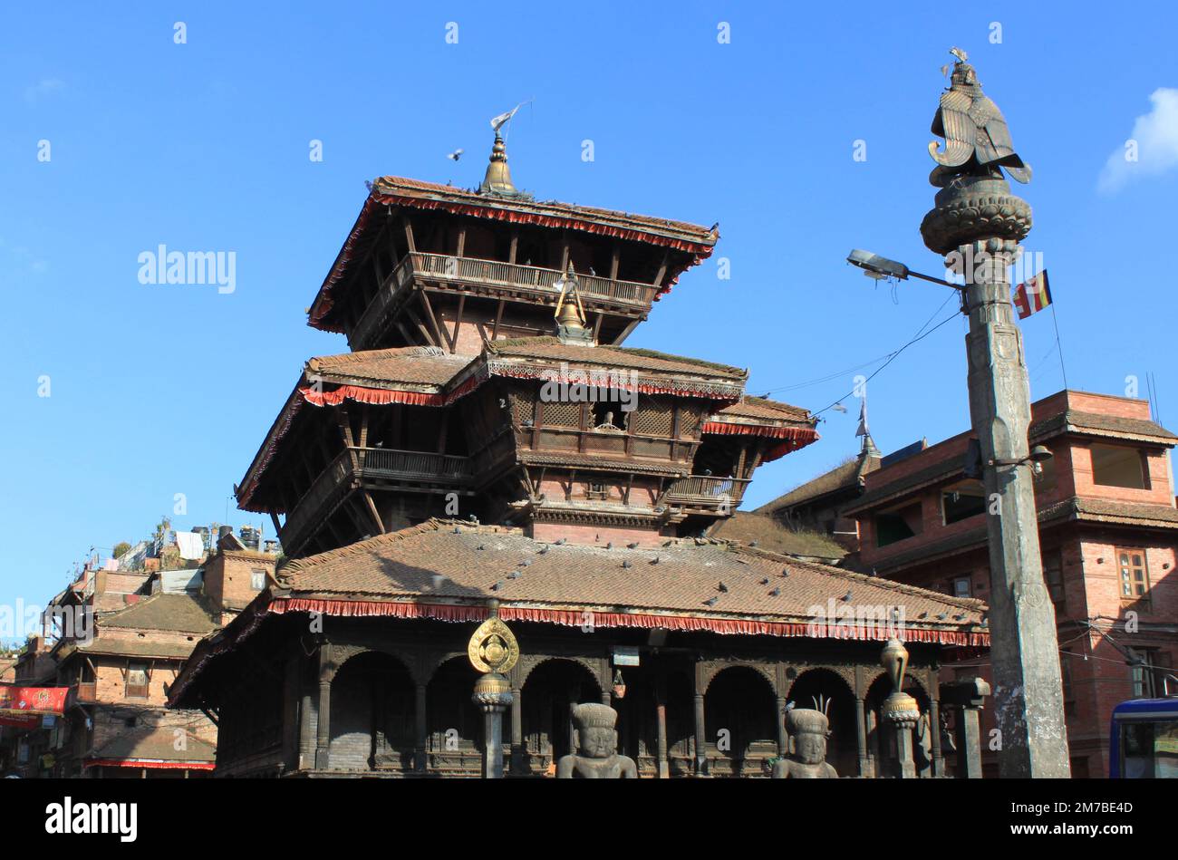 Hindu Temple in Kathmandu, Nepal Stock Photo - Alamy