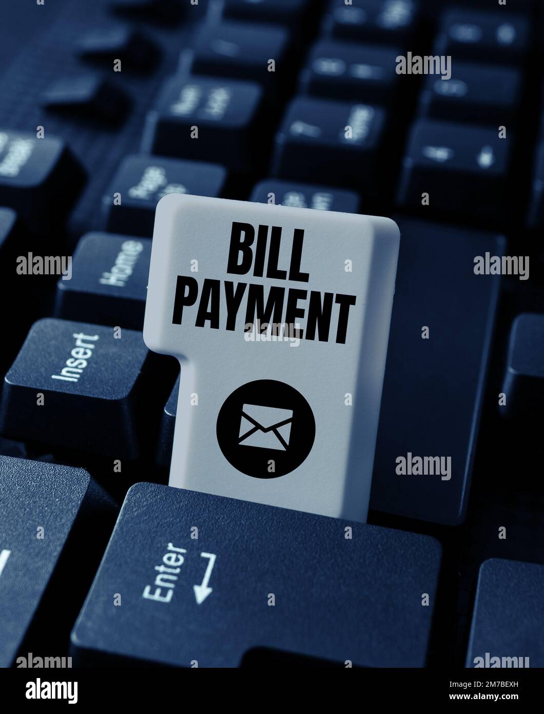 Hand writing sign Bill Payment. Internet Concept To give money to in ...