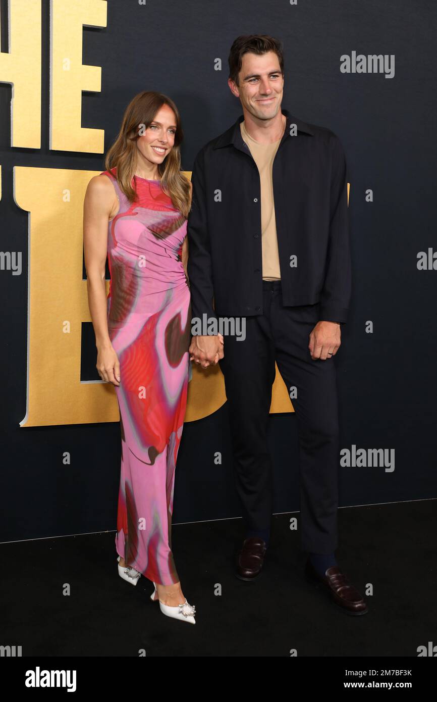 Sydney, Australia. 9th January 2023. Becky Boston and Pat Cummins ...