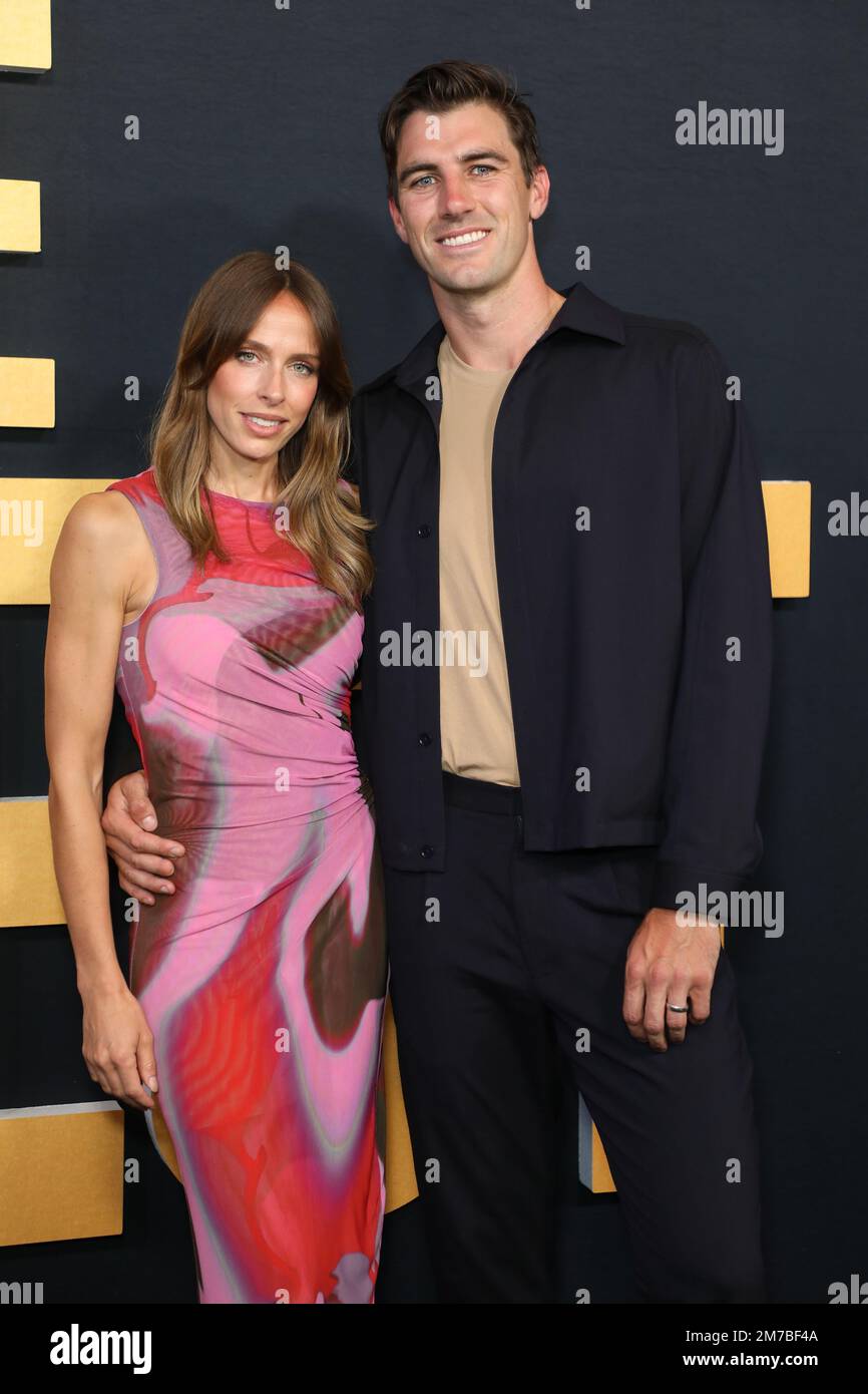 Sydney, Australia. 9th January 2023. Becky Boston and Pat Cummins ...