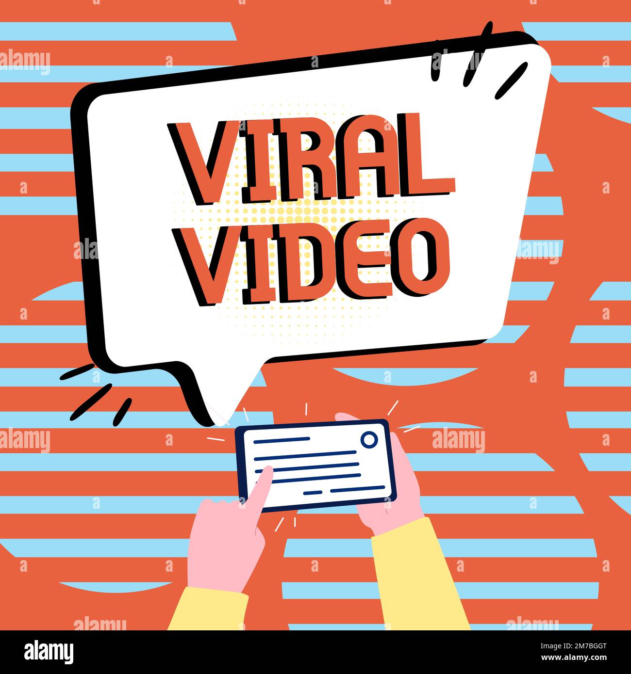 Writing displaying text Viral Video. Concept meaning the video that ...