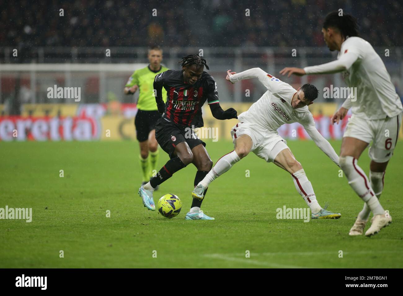 Rafael Leao of Ac Milan during the Italian Serie A, football match ...