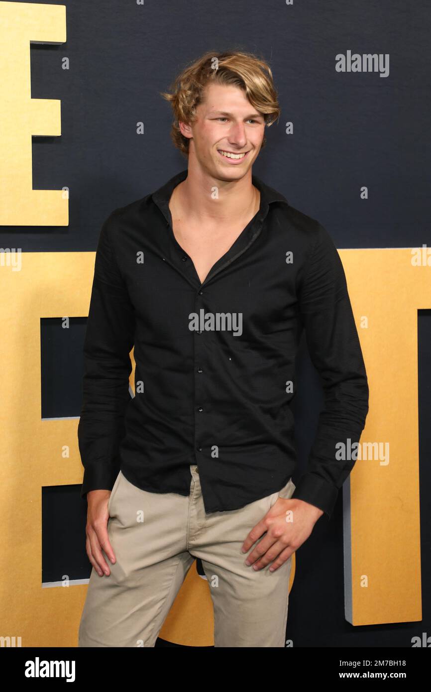 Sydney, Australia. 9th January 2023. Sam Fricker attends the premiere ...