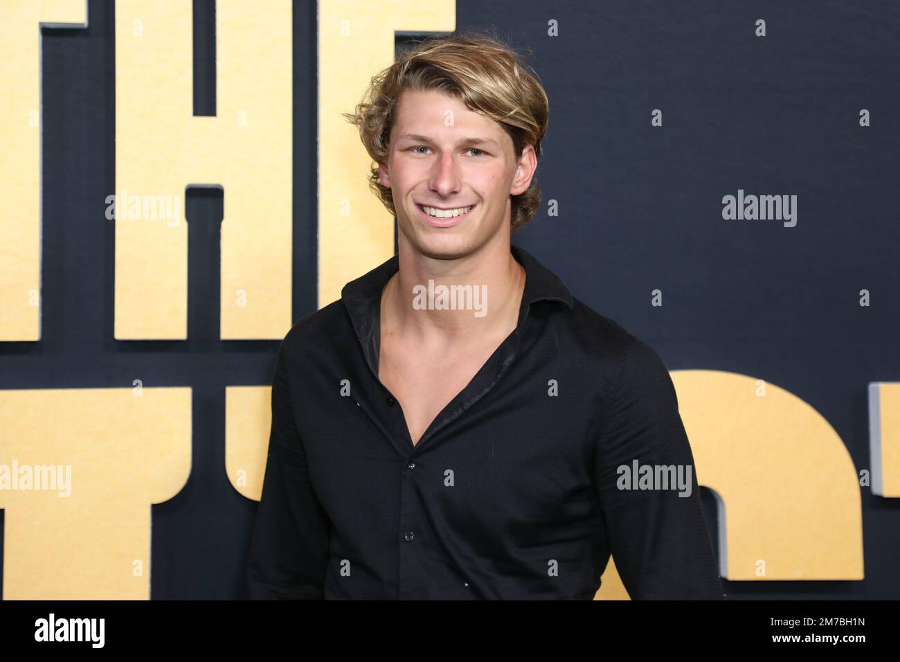 Sydney, Australia. 9th January 2023. Sam Fricker attends the premiere ...