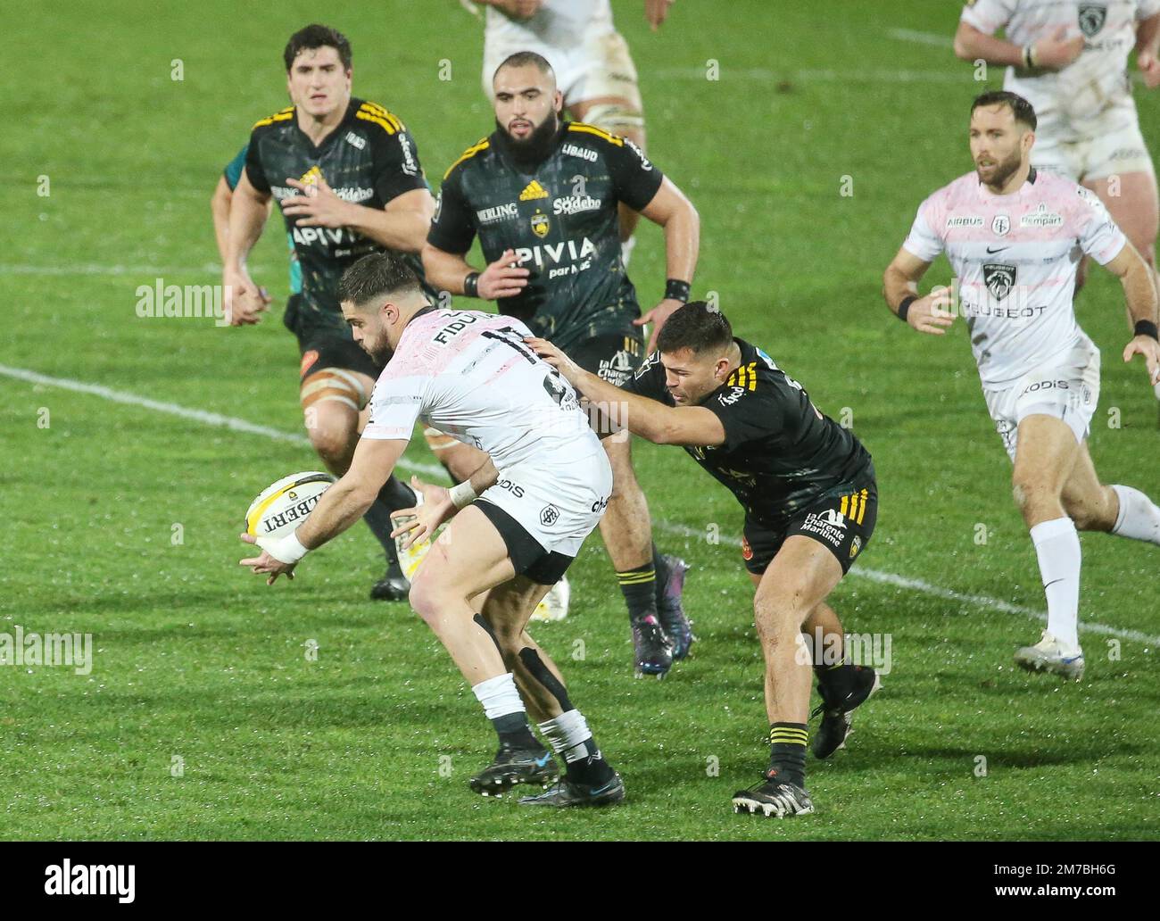 Lucas Tauzin of Stade Toulousain during the French championship Top 14 ...