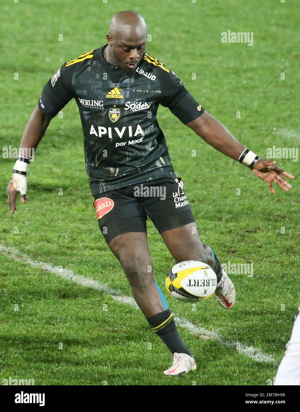 Raymond Rhule of Stade Rochelais during the French championship Top 14 ...