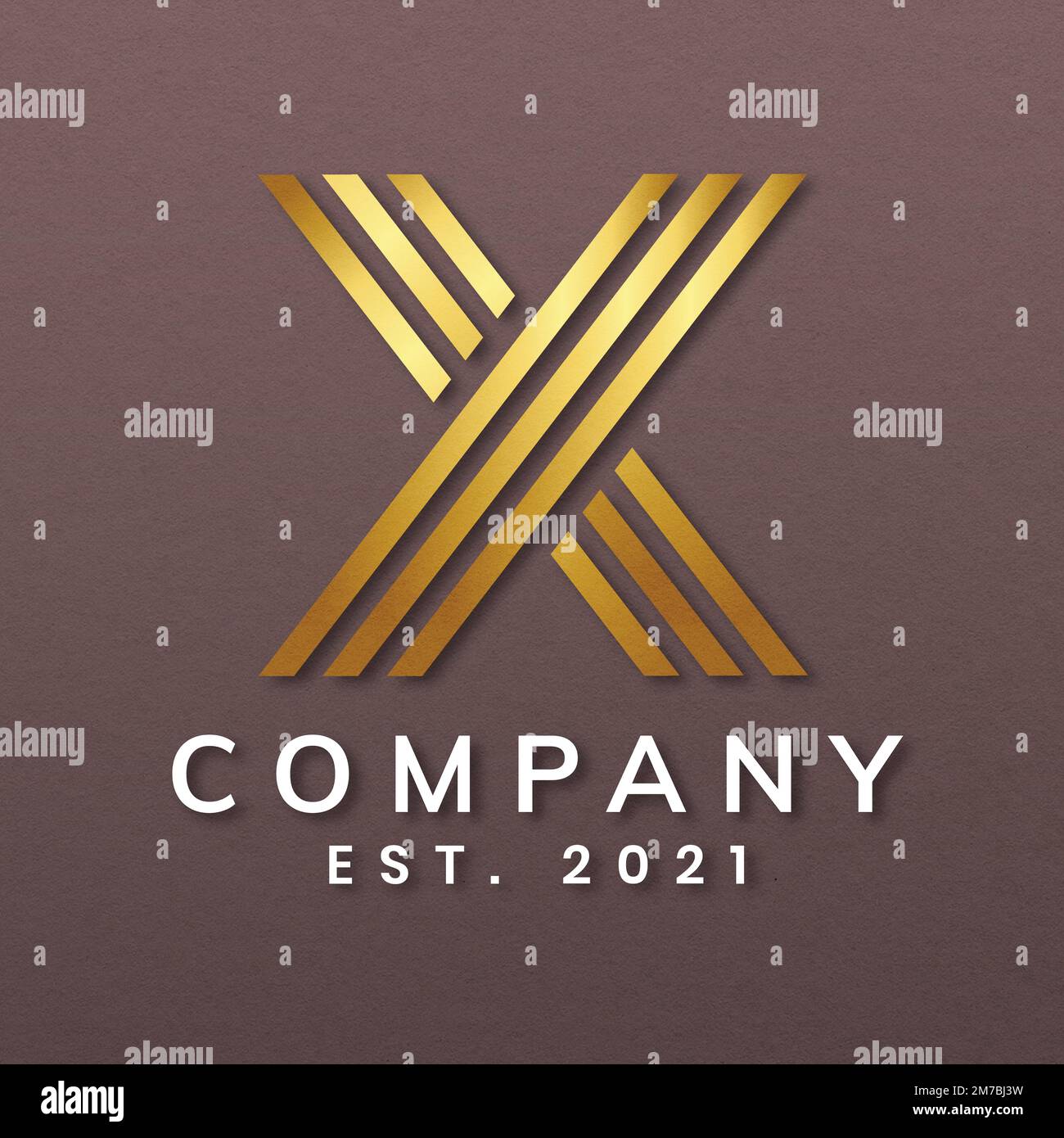Elegant business logo vector with X letter design Stock Vector Image ...