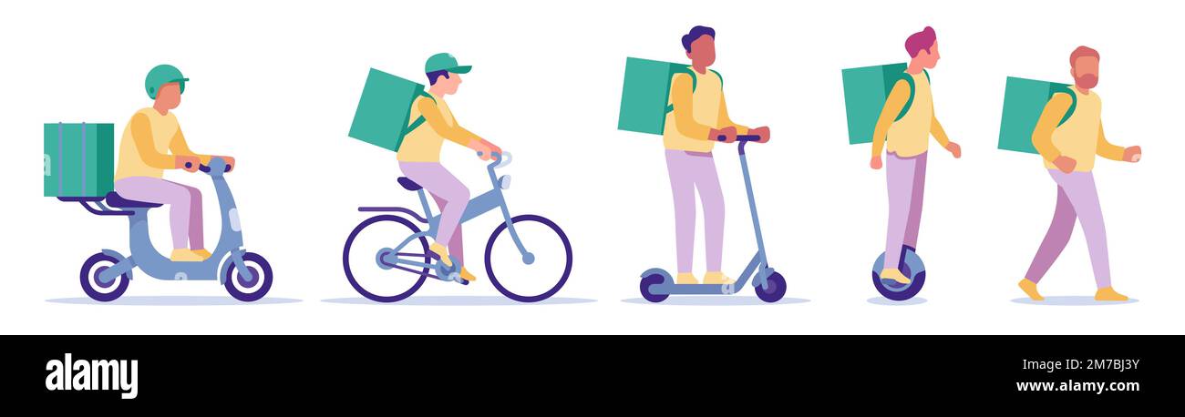 Foot courier hi-res stock photography and images - Alamy