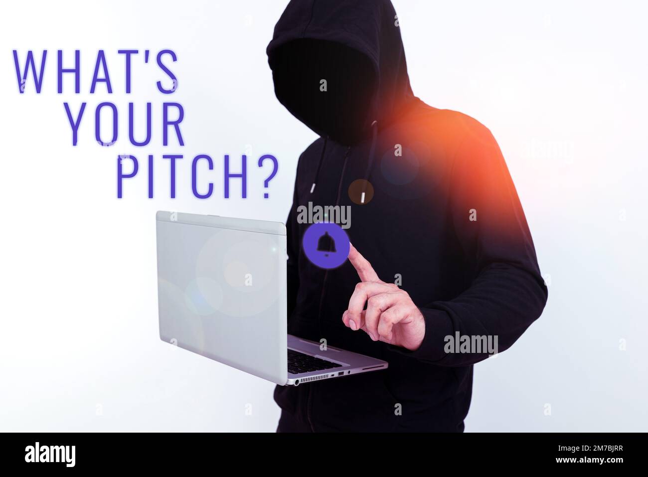 Sign displaying What's Your Pitch. Business showcase make a determined ...