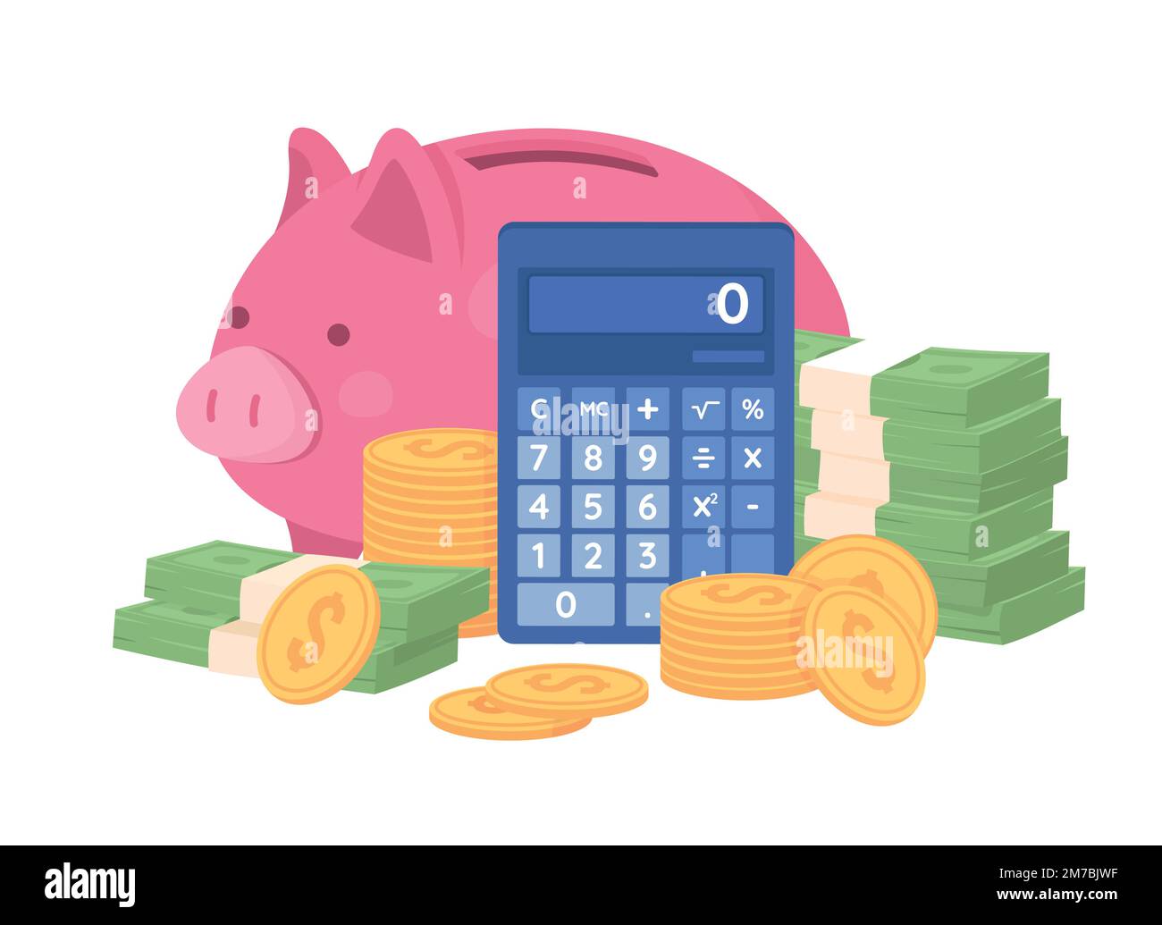 Financial control cartoon hi-res stock photography and images - Alamy