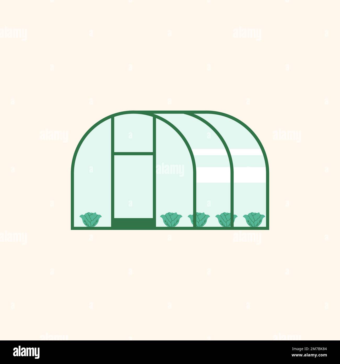 Smart greenhouse vector icon digital agriculture technology Stock ...