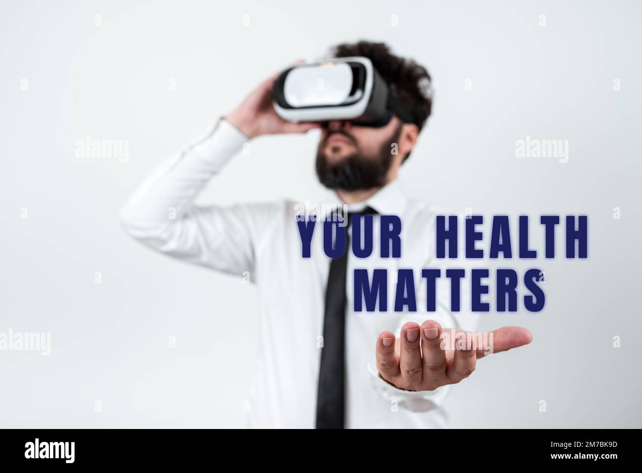 Hand writing sign Your Health Matters. Word Written on good health is ...