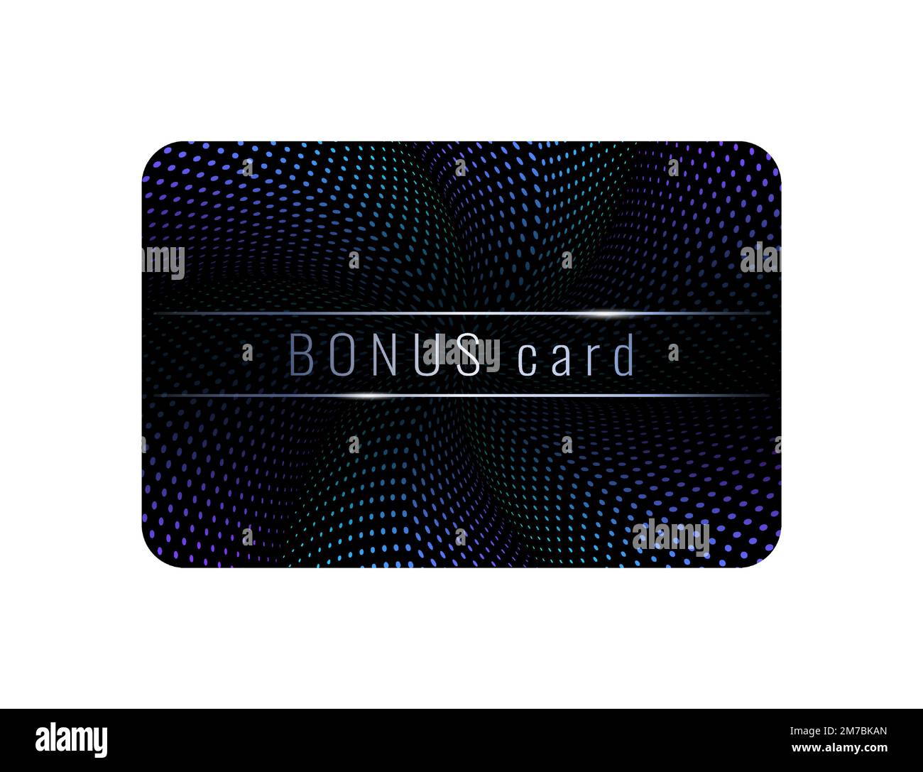 Bonus card, design plastic card, spiral abstract design, debit, credit ...