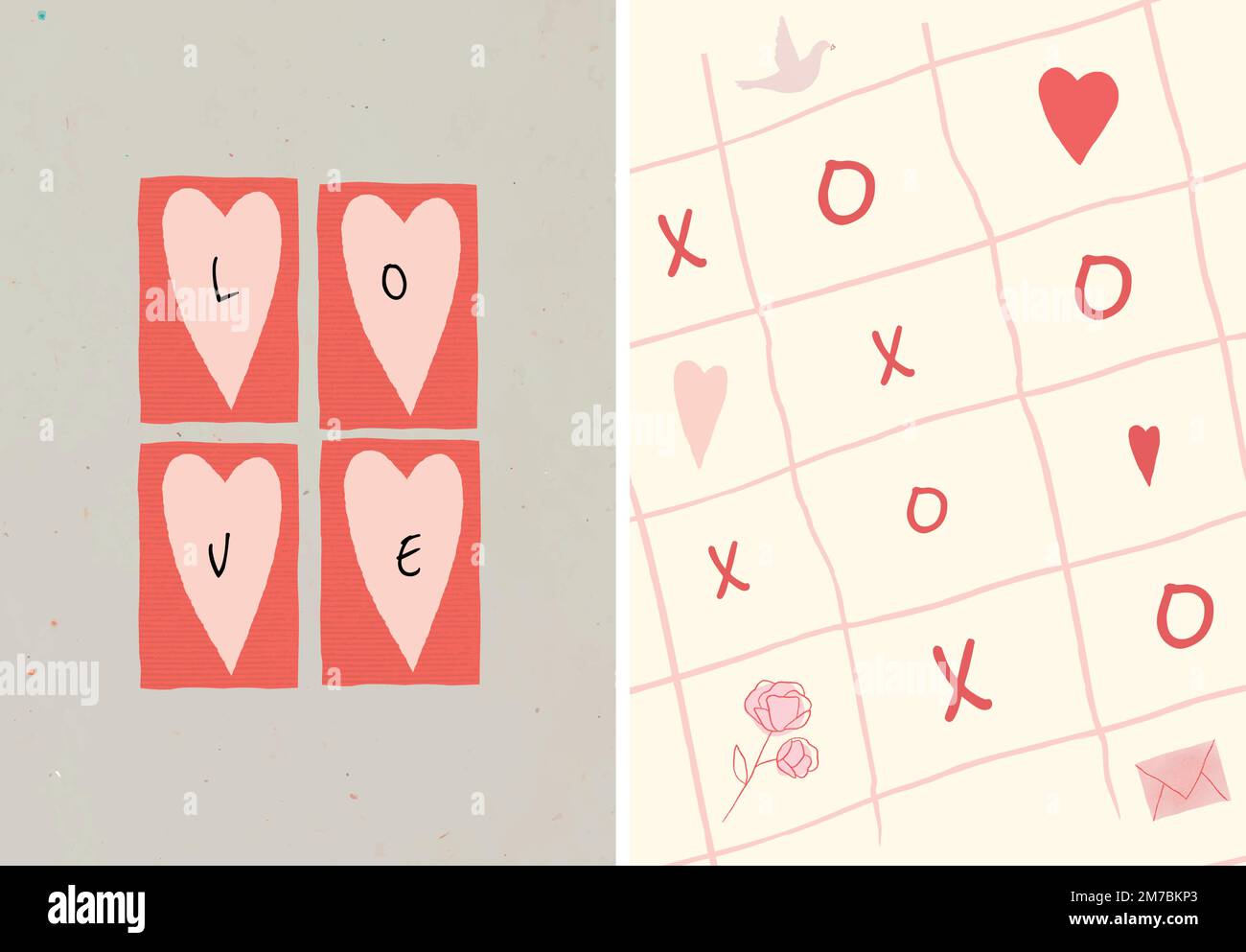 Love everywhere editable template vector poster set Stock Vector Image ...