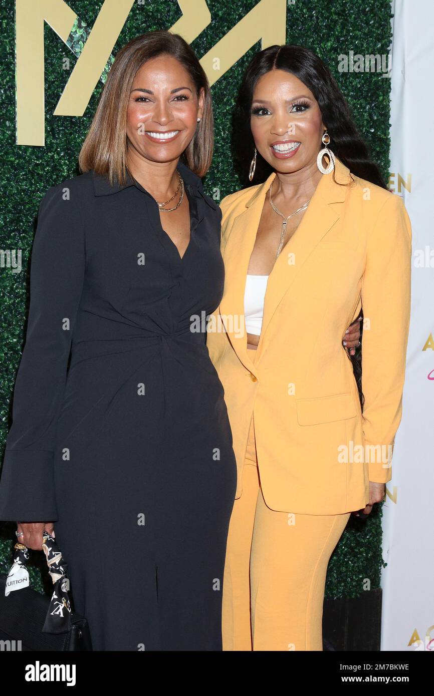 LOS ANGELES - JAN 8: Salli Richardson-Whitfeld, Elise Neal at A Golden ...