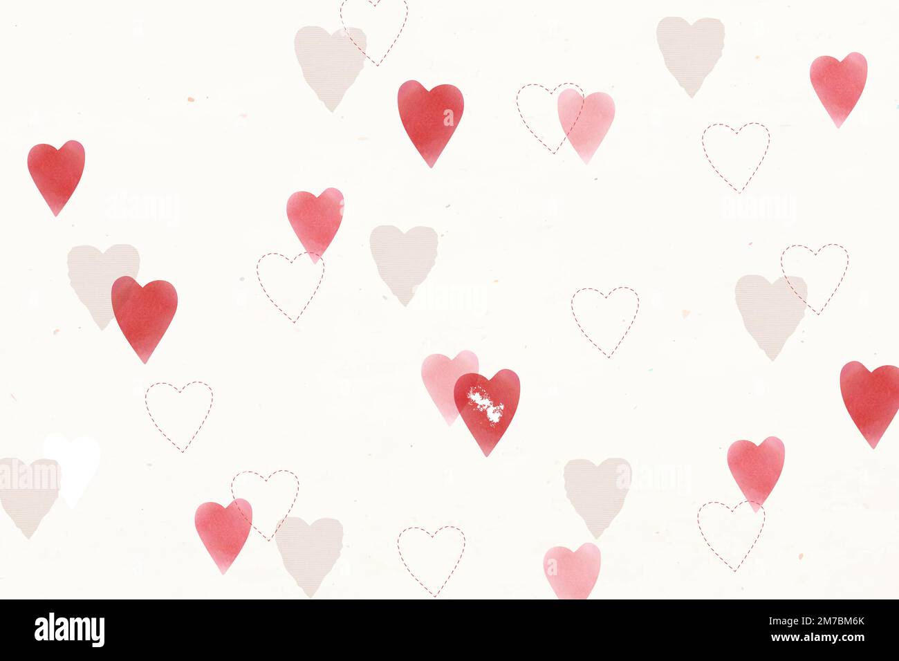 Cute love pattern vector background Stock Vector Image & Art - Alamy