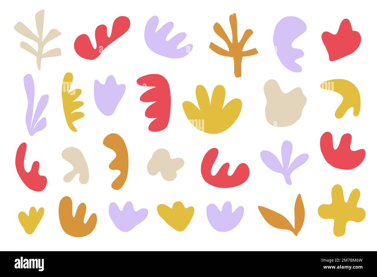 Abstract organic shapes elements set Stock Vector Image & Art - Alamy