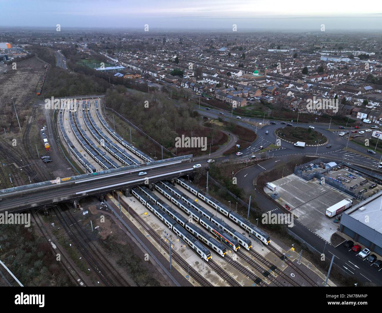 Peterborough railway sidings hi-res stock photography and images - Alamy