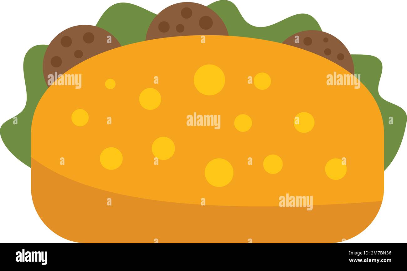 Falafel sandwich Stock Vector Images - Alamy
