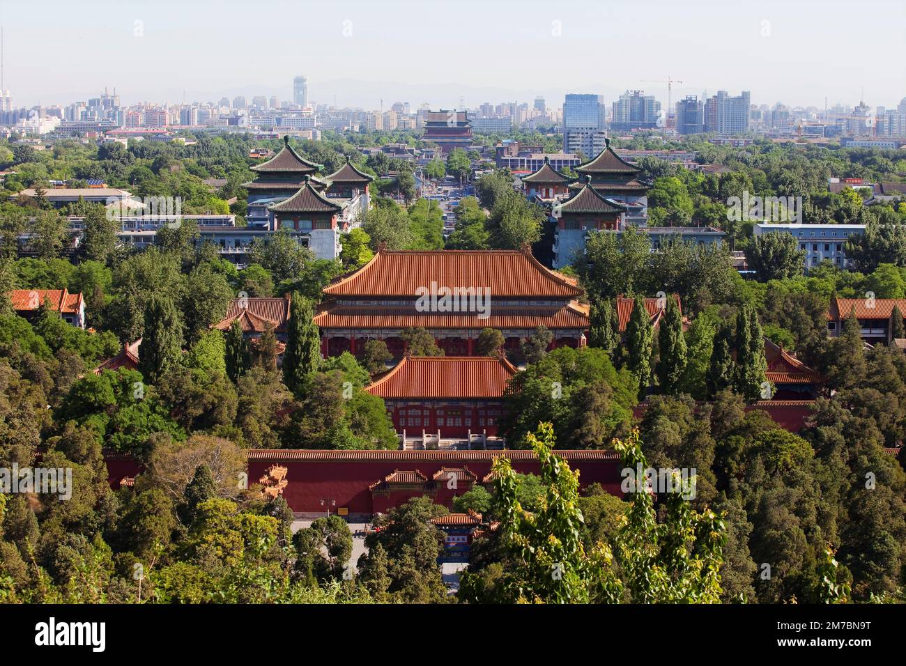 Drum tower beijing cityscape hi-res stock photography and images - Alamy