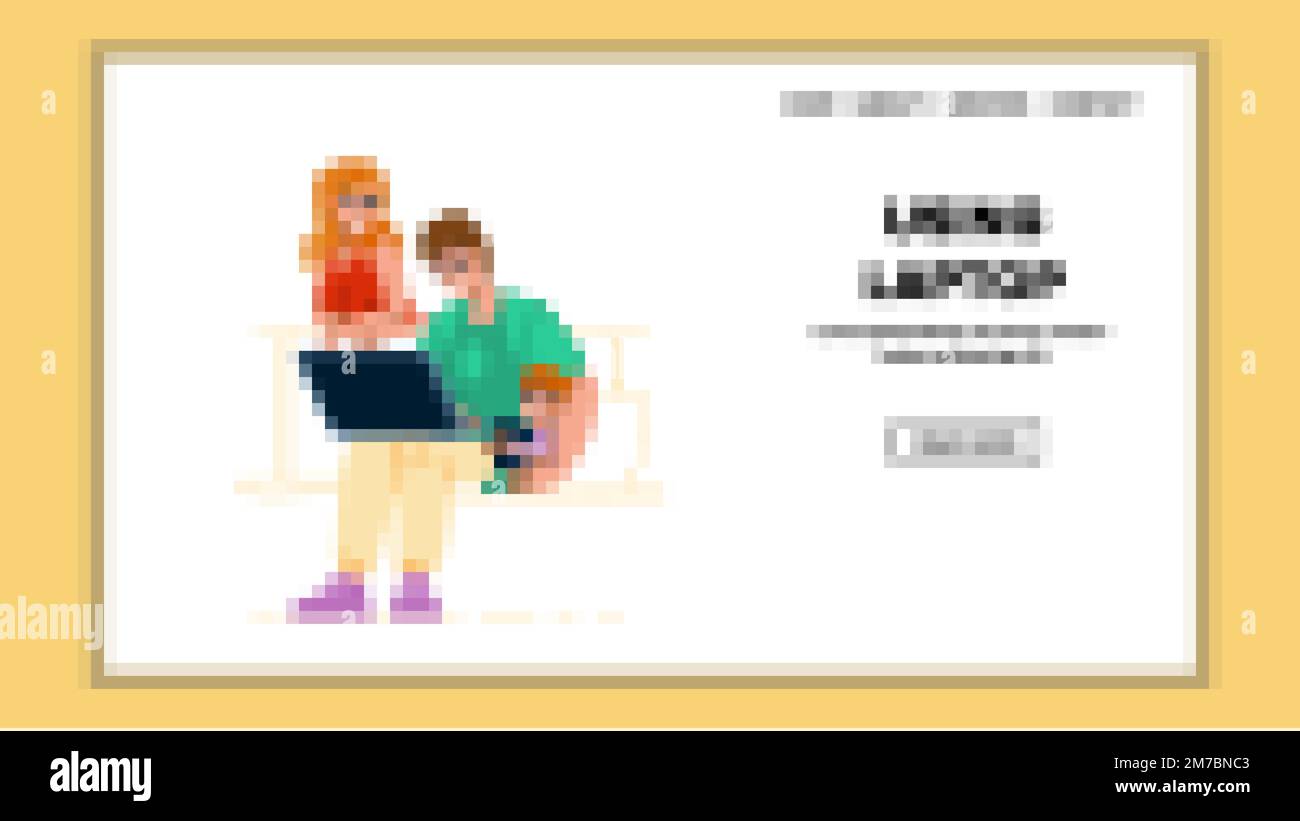 using laptop vector Stock Vector Image & Art - Alamy