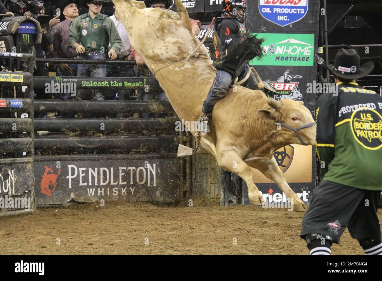 New York, USA. 08th Jan, 2023. The 2023 Professional Bull Riders Monster Energy Buck-Off ...