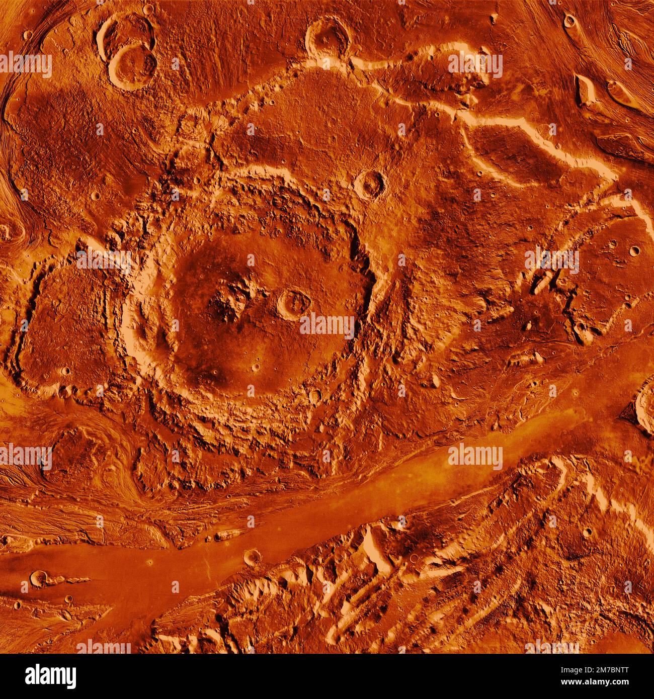 Mars Surface Texture Elements Of This Image Furnished By Nasa Stock