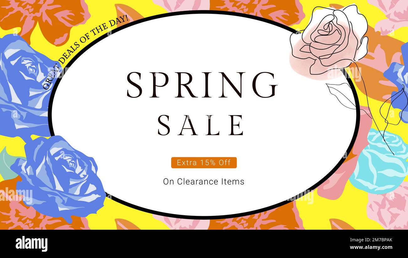 Spring deals Stock Vector Images - Alamy
