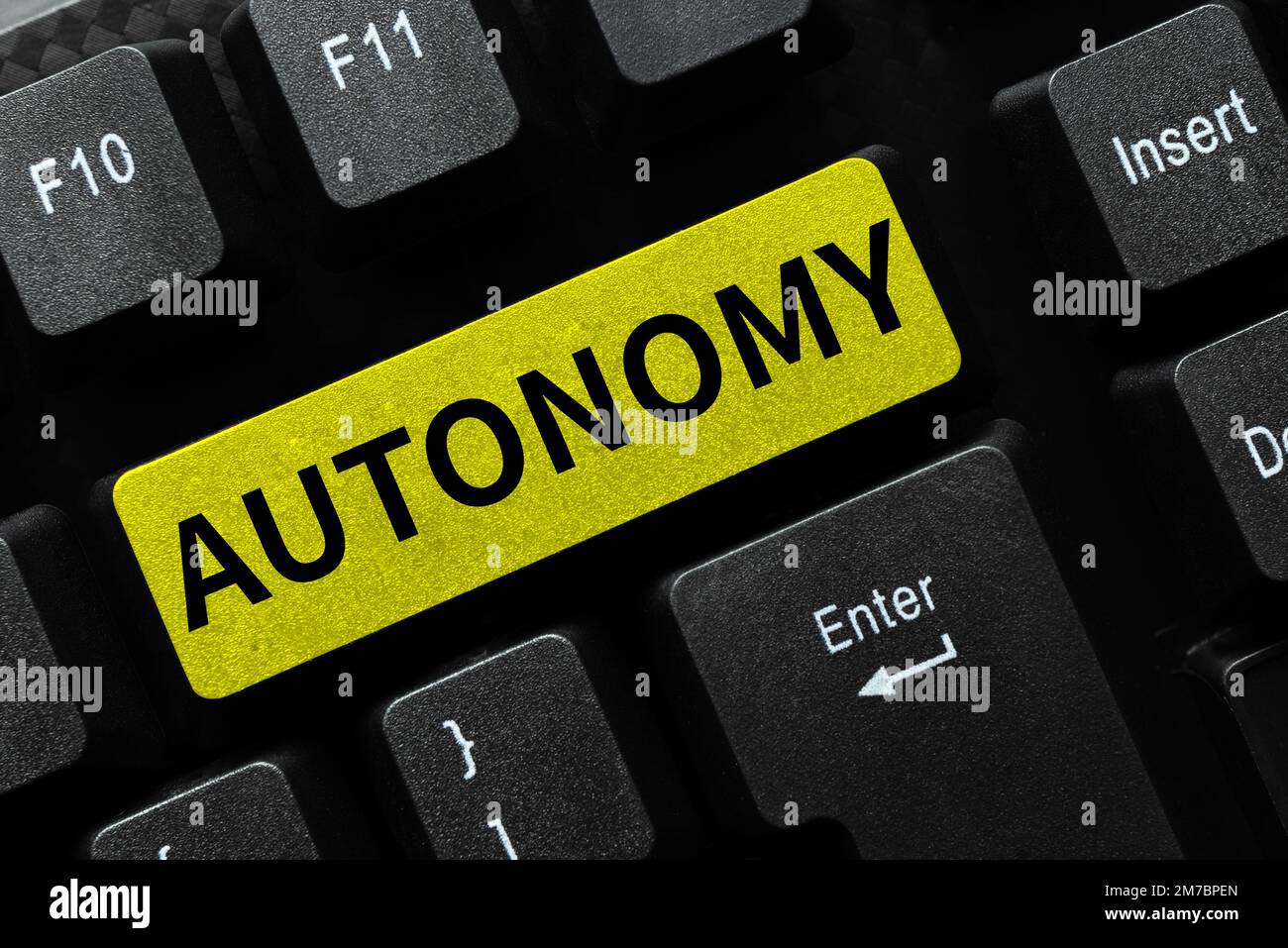 Conceptual display Autonomy. Word for vehicle that can guide itself without human conduction ...