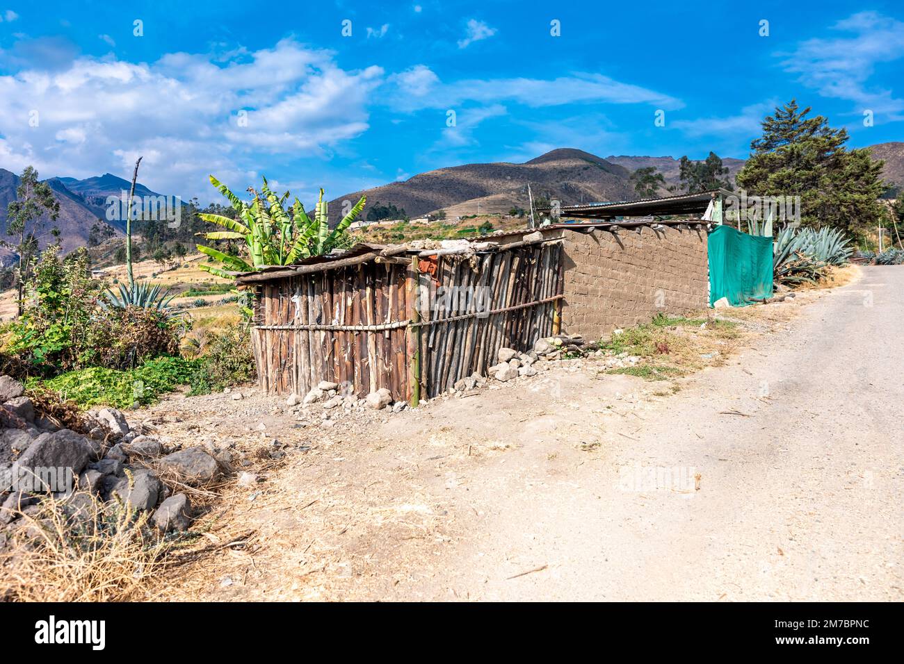 house in the Peruvian Andes of South America Stock Photo - Alamy