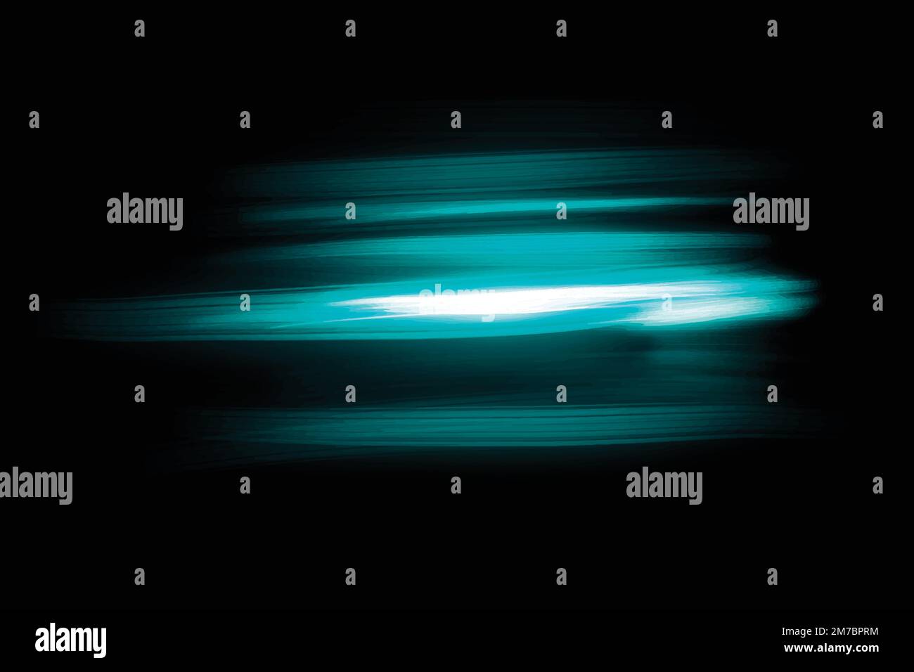 Green light streak element vector in black background Stock Vector ...