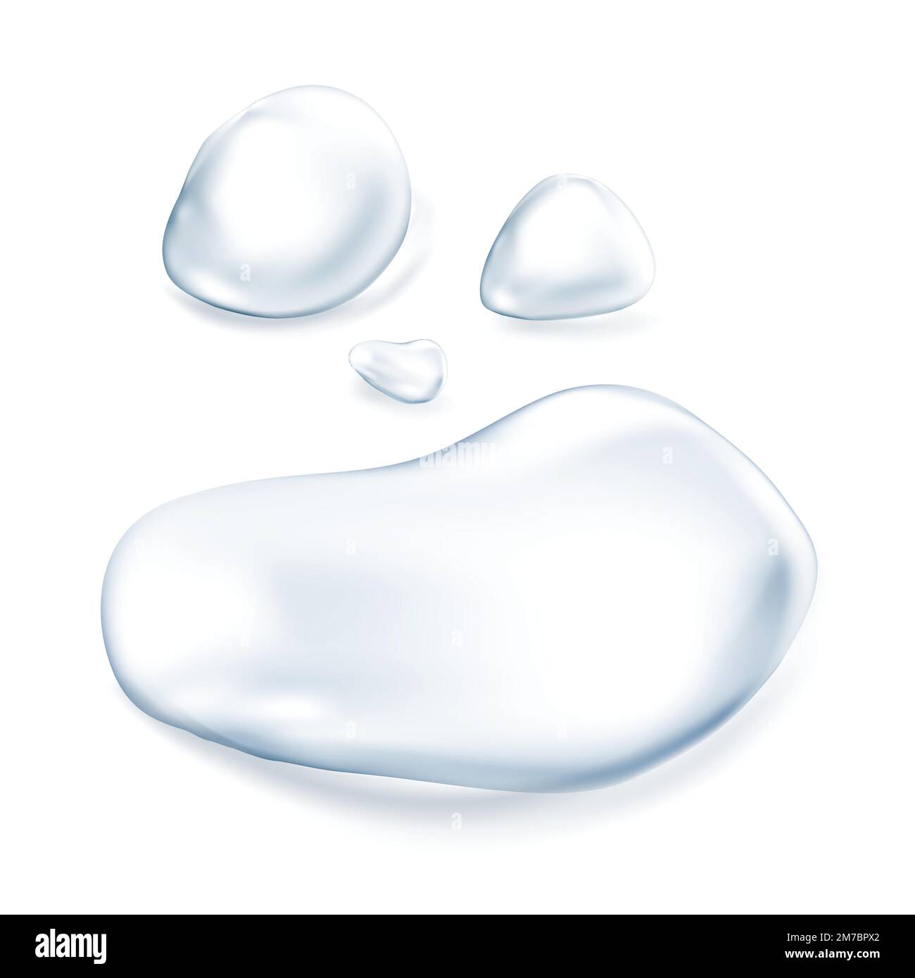Realistic water drop element vector Stock Vector Image & Art - Alamy