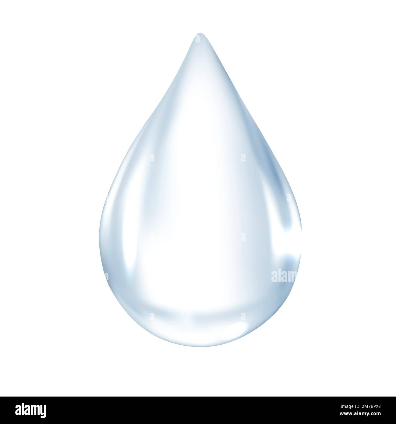 Realistic water drop element vector Stock Vector Image & Art - Alamy
