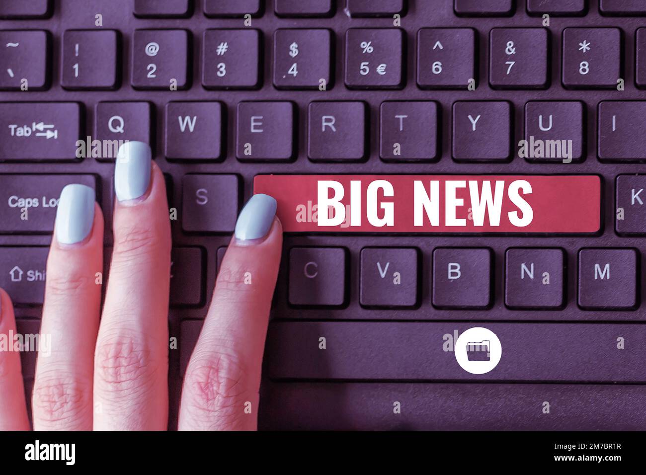 Text showing inspiration Big News. Business approach knowing actions no ...